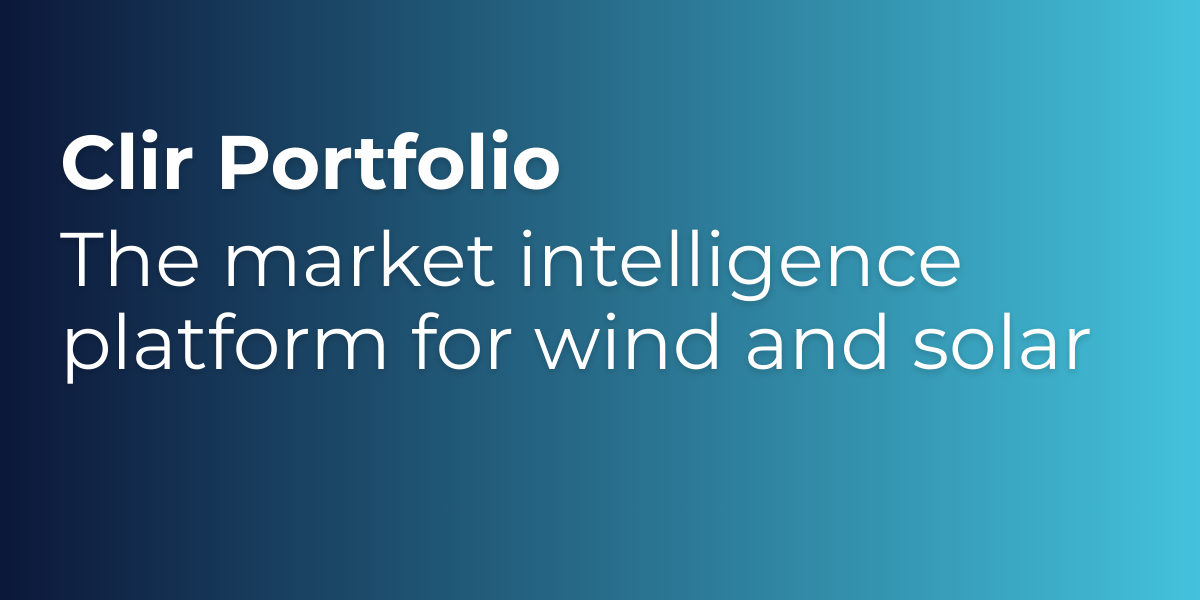 Renewable energy AI| Clir Renewables